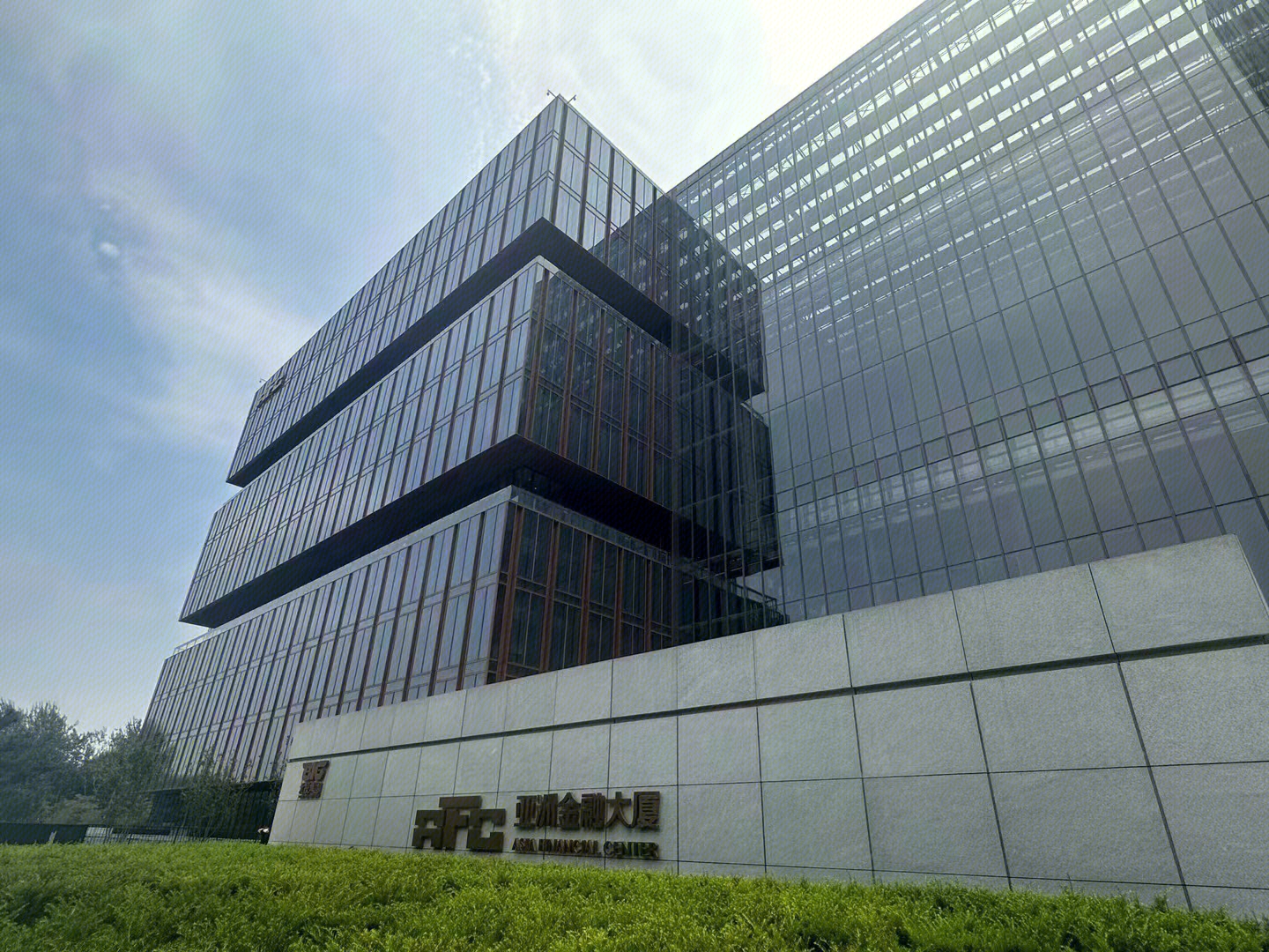 亚洲金融大厦 AFC Asia fincial center 大楼 建筑-罐头图库